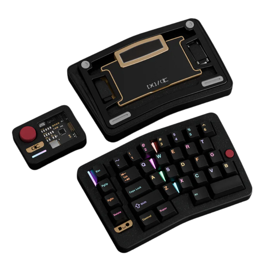 Qwertykeys QK Alice Duo Split Wireless Mechanical Keyboard Base with W ...