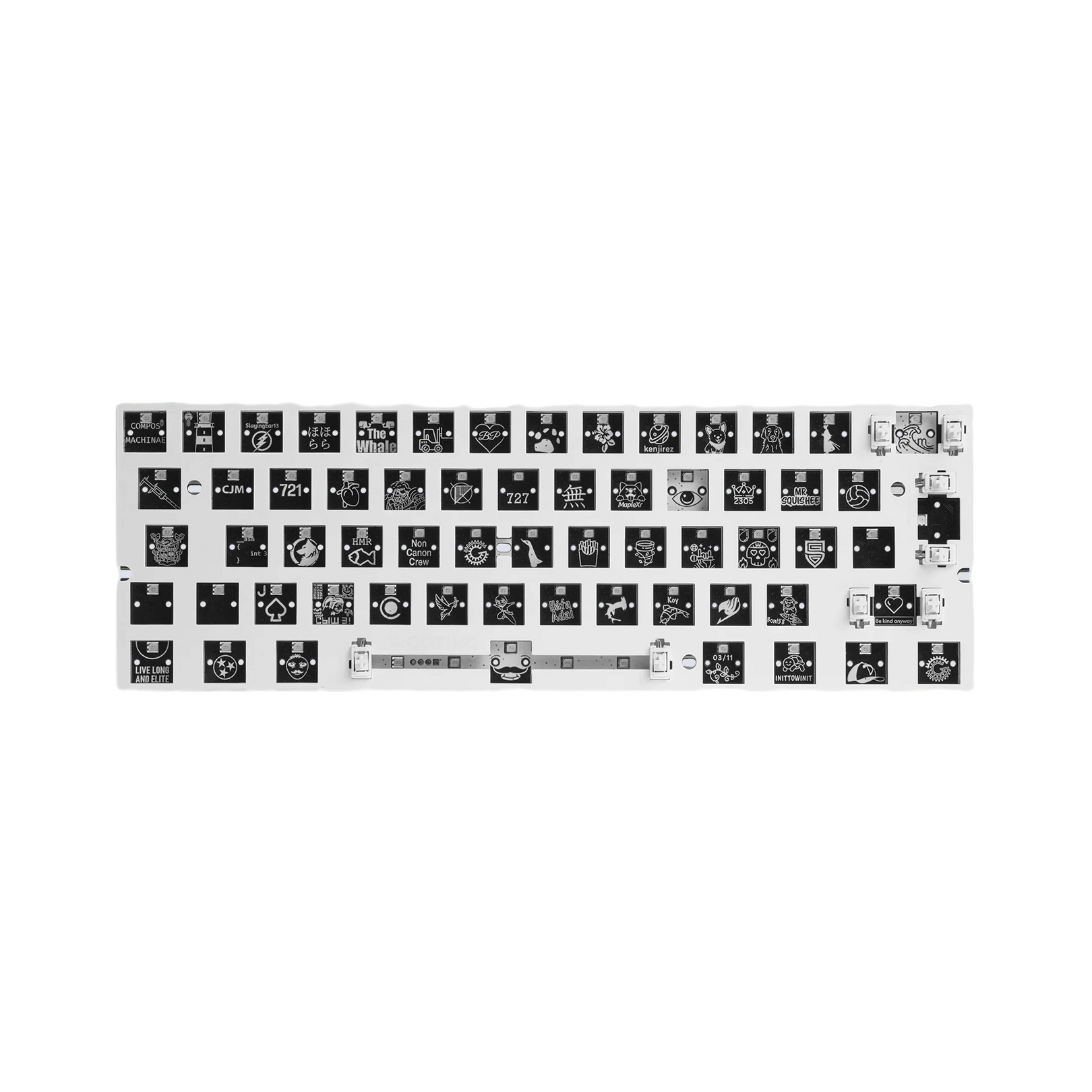 Wooting 60HE+ Module: Compact Gaming Keyboard Innovation – Keydom